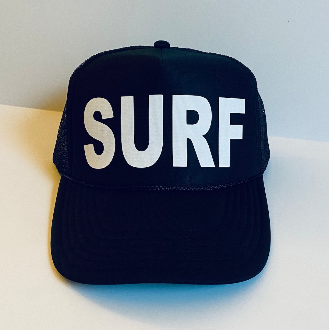 SURF Trucker Hat/beach Hat - Etsy