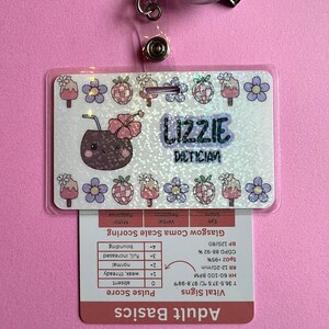 Custom Nurse Badge Name Tag/ Badge Buddy/ Badge Reel Name Card/ Badge ...