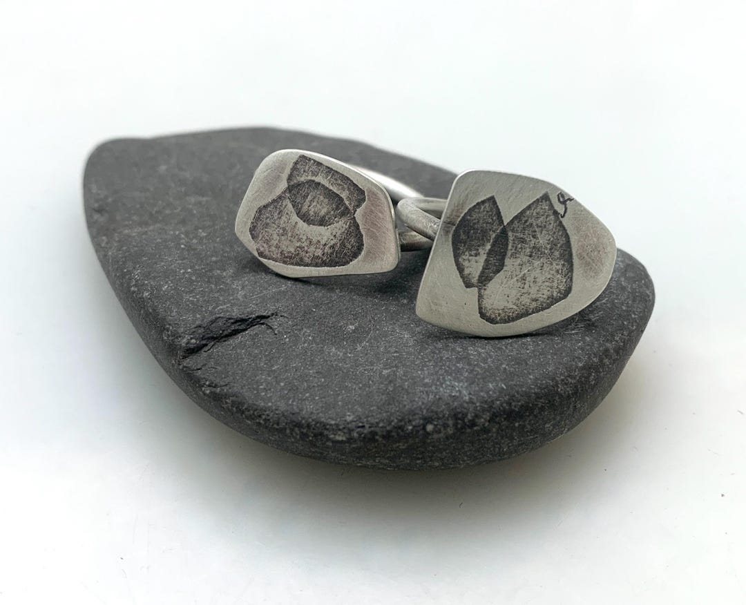Stone Imprint Ring - Etsy