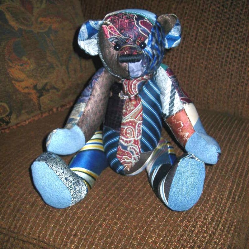 Patchwork Bear - Etsy
