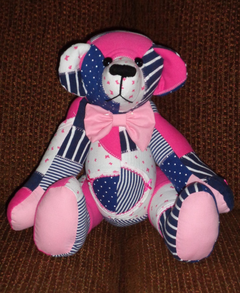 7 Patchwork Style Memory Bear - Etsy