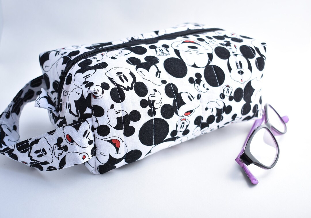 Box Pouch-mouse Inspired-black & White - Etsy
