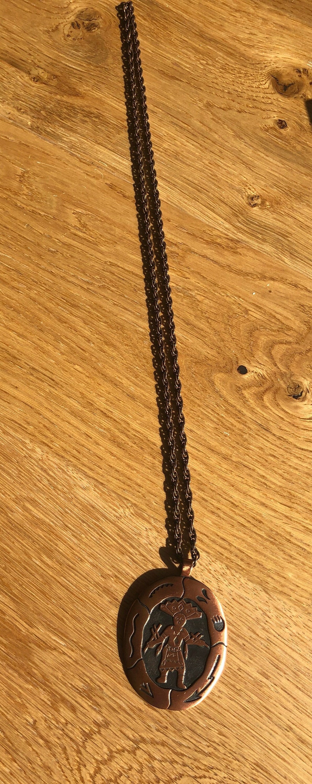 Vintage Bell Trading Post Copper Necklace - Etsy