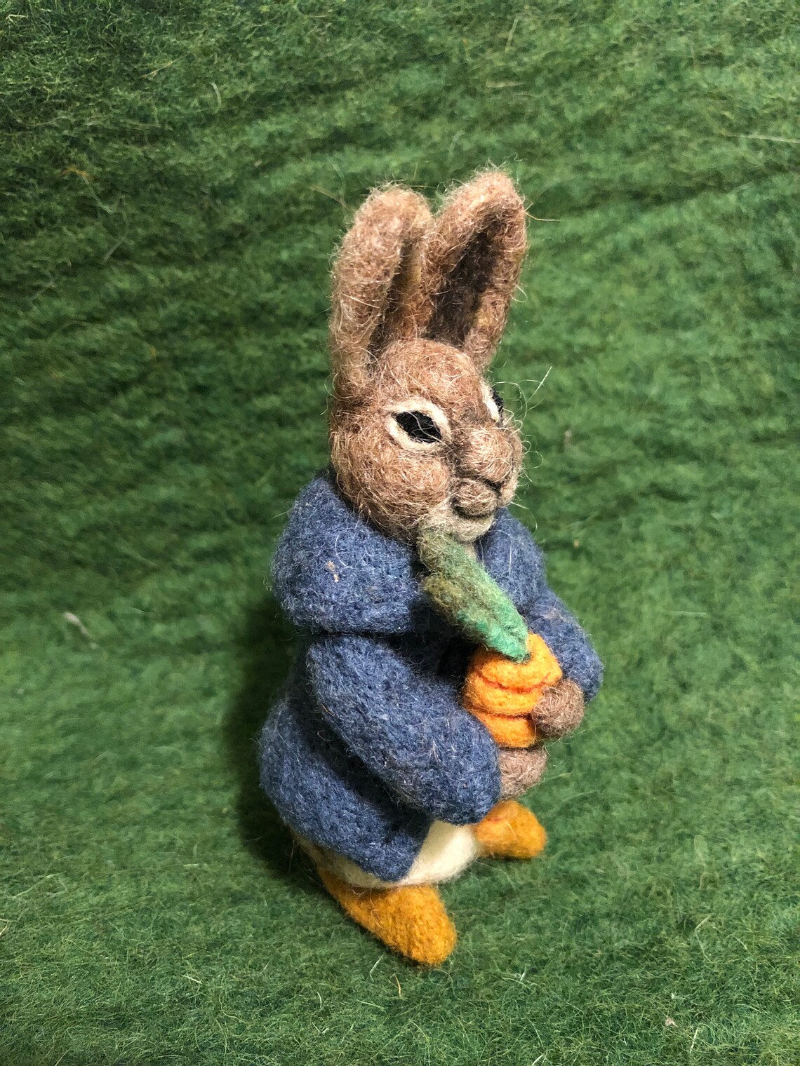Peter Rabbit Ornament or Sculpture Felted - Etsy