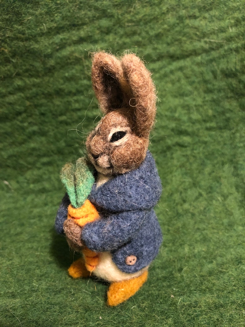 Peter Rabbit Ornament or Sculpture Felted - Etsy