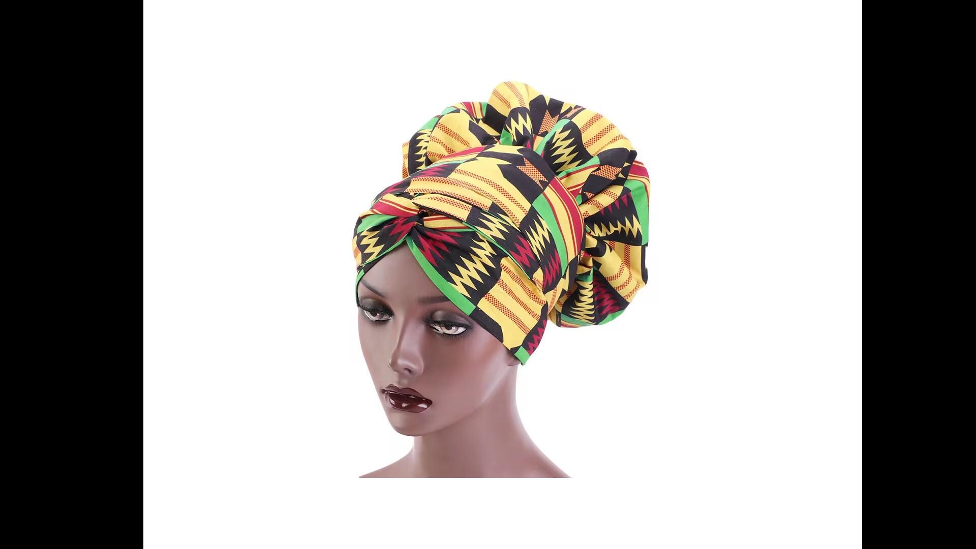 Traditional African Print Hair Bonnet - Etsy