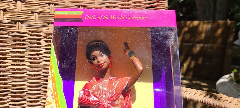 1993 Kenyan Barbie Dolls of the World Special Edition #11181 Kenya ...