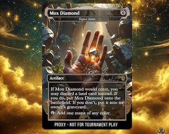 Mox Diamond Stronghold MTG Proxy Card - Etsy
