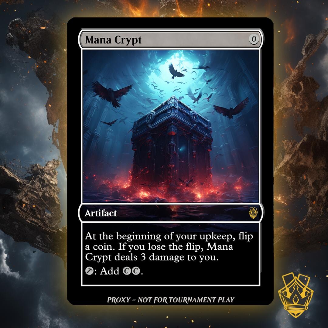 Mana Crypt MTG Custom Proxy Card - Etsy