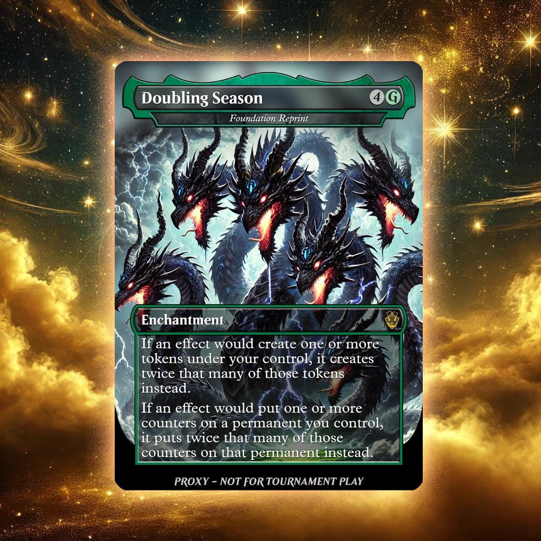 Full Art Pokémon Pikachu Individual Cards Doubling Season MTG Proxy ...