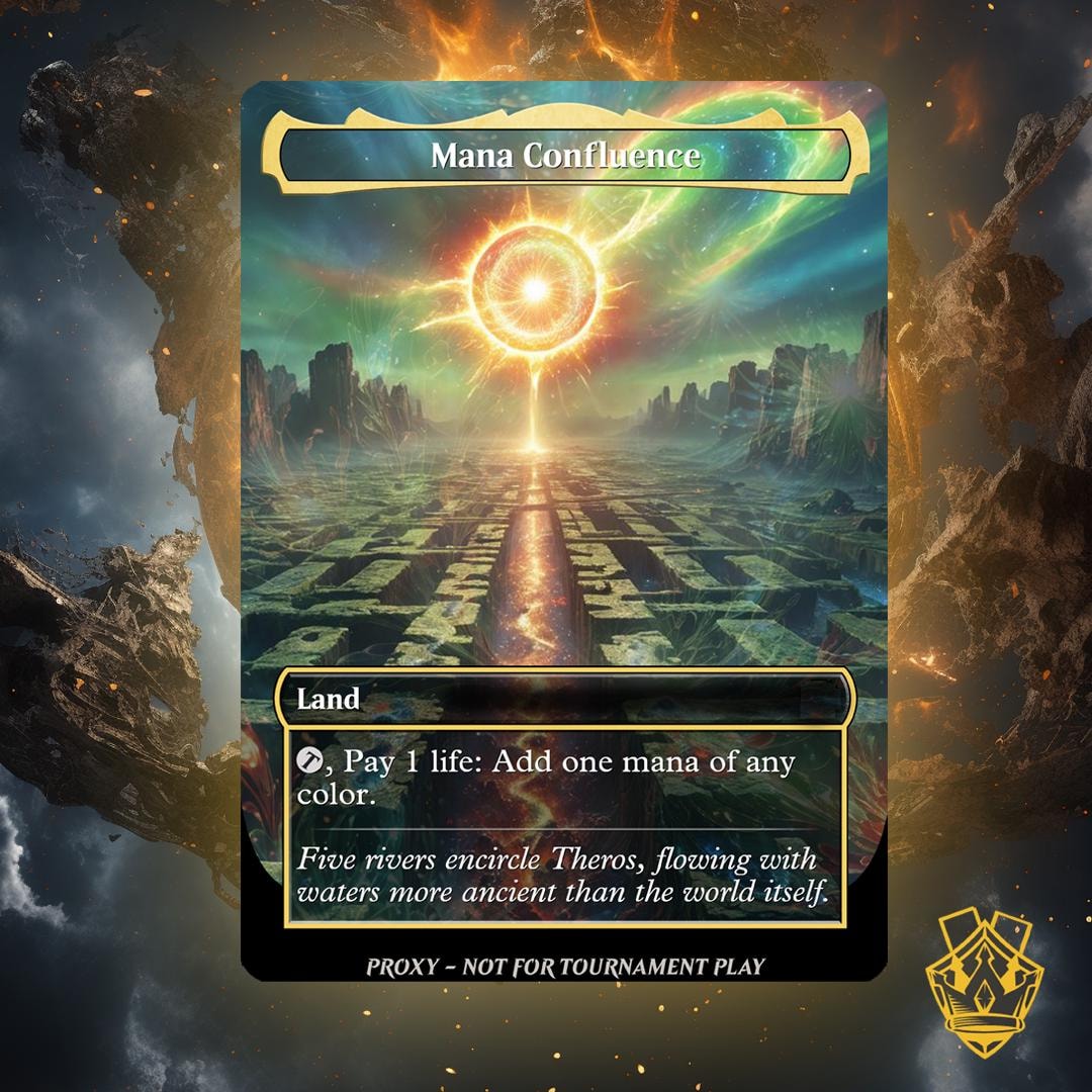Mana Confluence – MTG Custom Proxy Card - Lands - Etsy