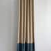 Set of 2 Linen Color Block Curtain Panels,custom Linen Curtains,modern ...