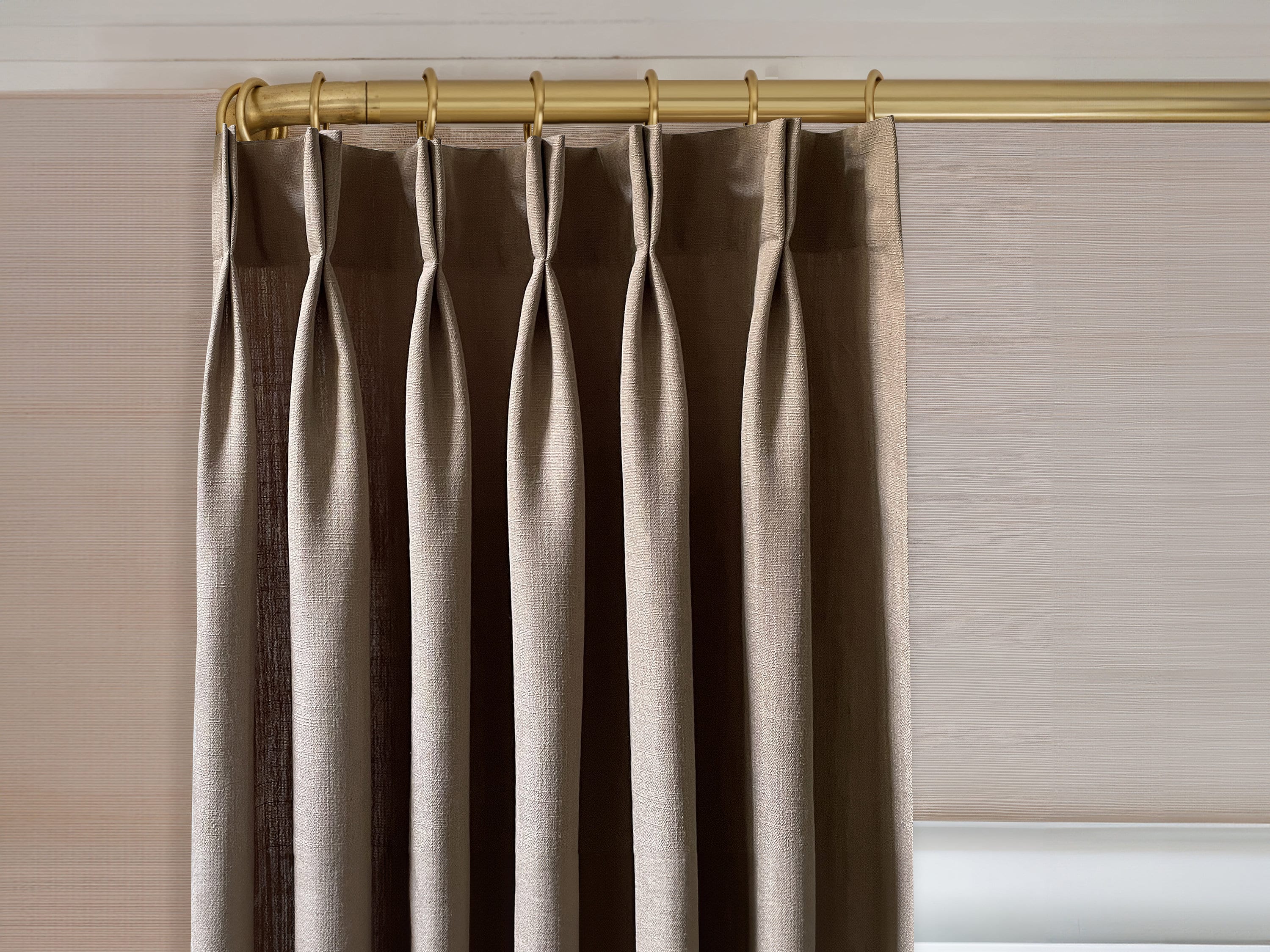 Premium Linen Curtains,brown Cotton Linen Curtain Panels,luxury Solid ...
