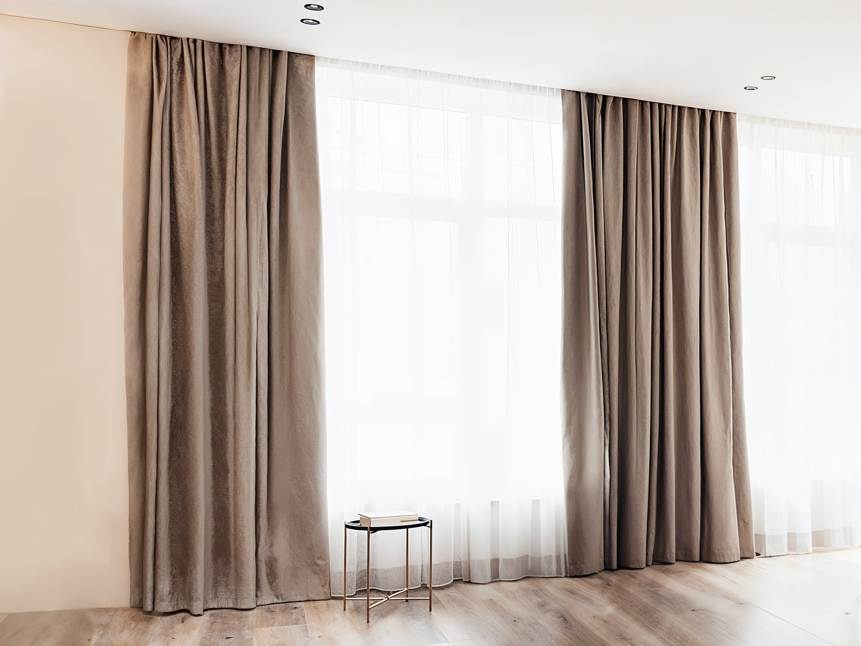 Premium Linen Curtains,brown Cotton Linen Curtain Panels,luxury Solid ...