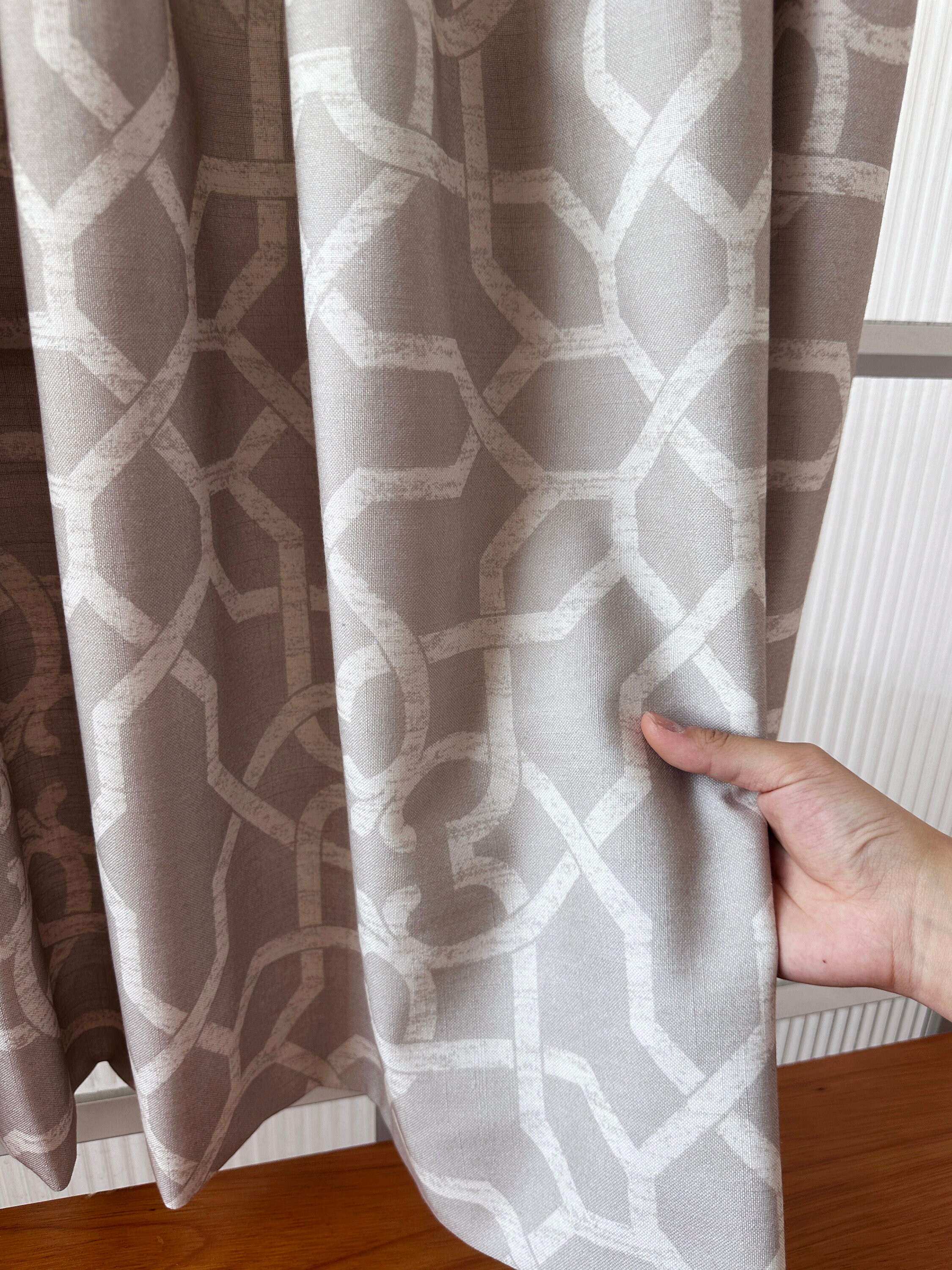 Taupe Cafe Curtain,custom Short Curtains, French Cafe Style Curtain ...