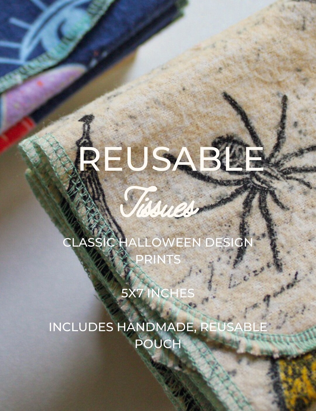 Vintage Vibes Zero Waste Tissues, 8 Pack - Etsy