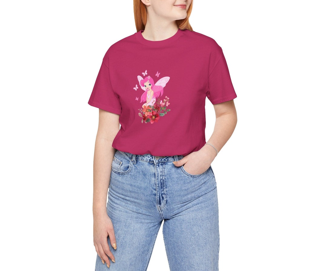 Floral Fairy Tshirt, Magical Fairies T-shirt, Cute Tshirt, Fairy Tshirt ...