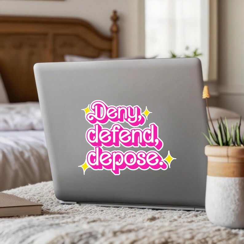 Deny Defend Depose Sticker: Anti-fascist Political Statement - Etsy