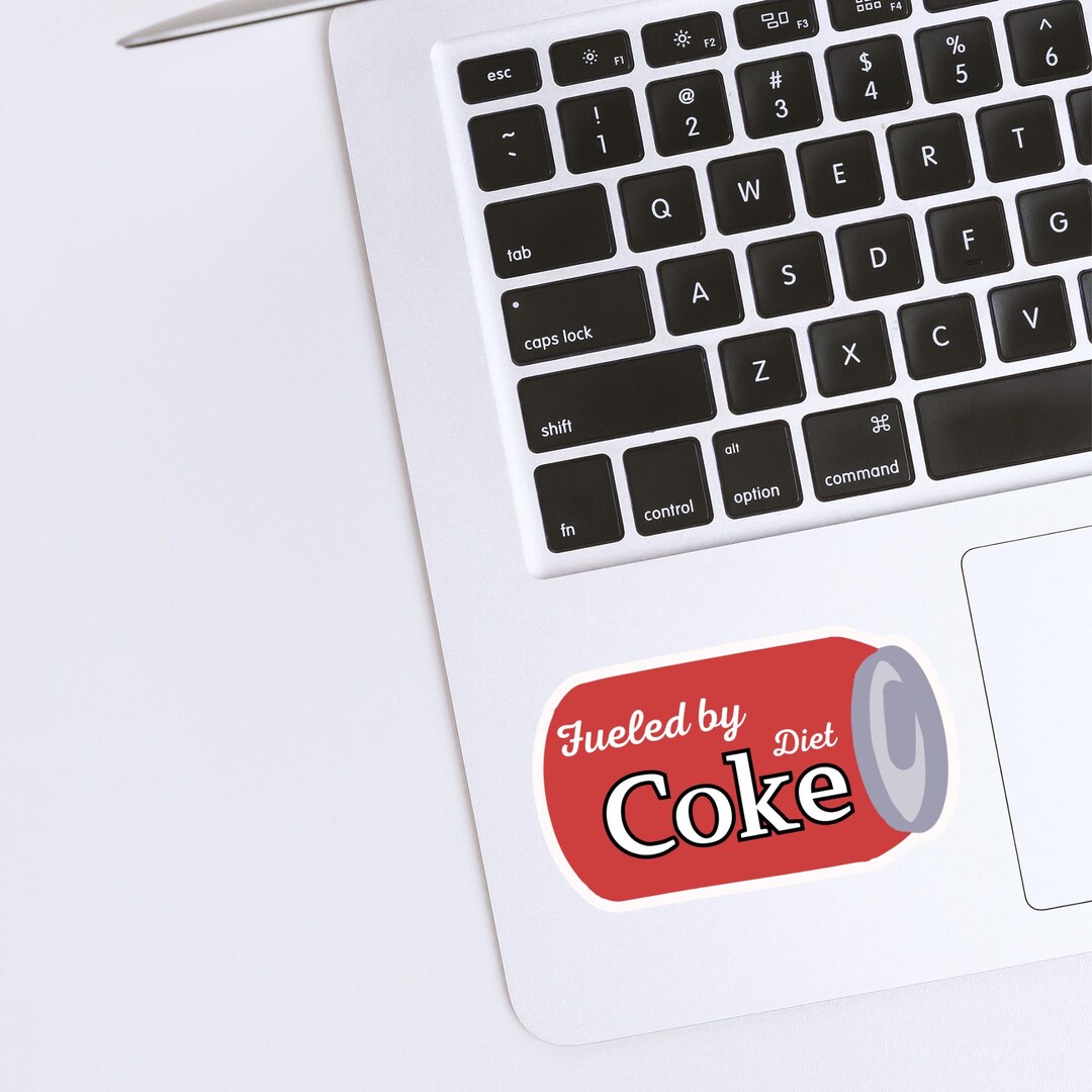 Glitter Diet Coke Sticker: Waterproof Vinyl Soda Decal - Etsy