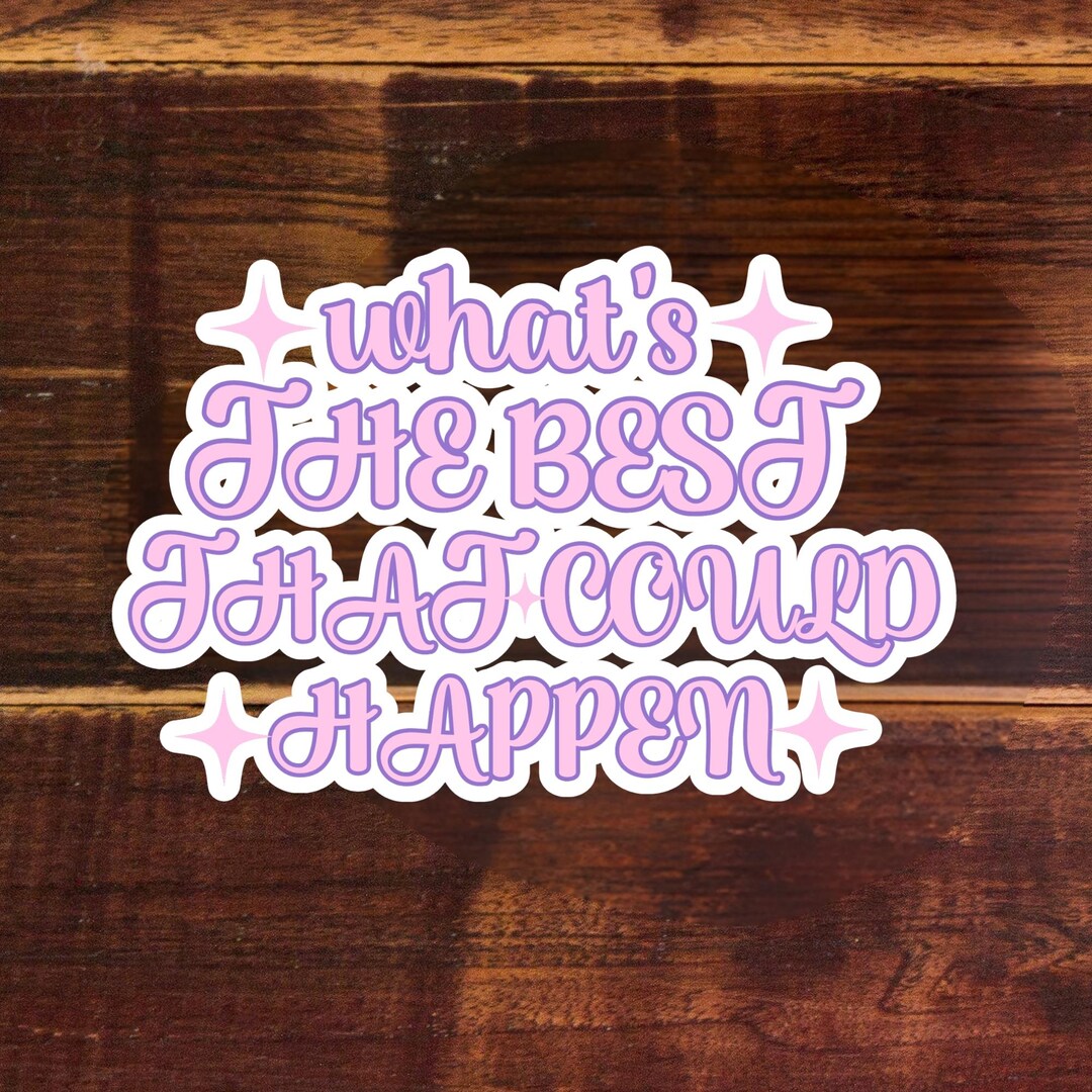 Waterproof Optimism Sticker: Hand-drawn Mental Health Decal - Etsy