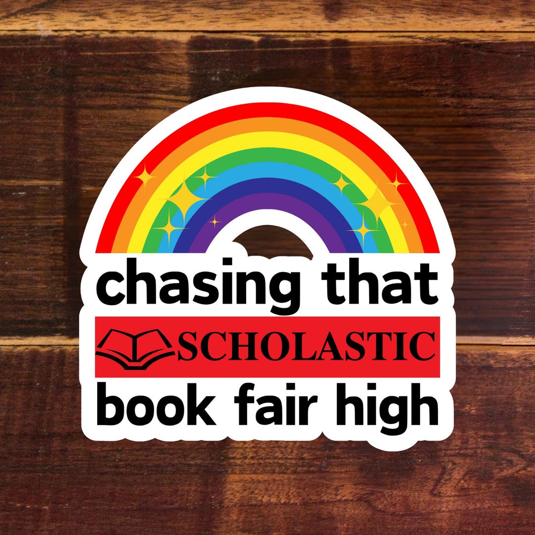Scholastic Book Fair Sticker: Retro Nostalgia - Waterproof Vinyl - Etsy