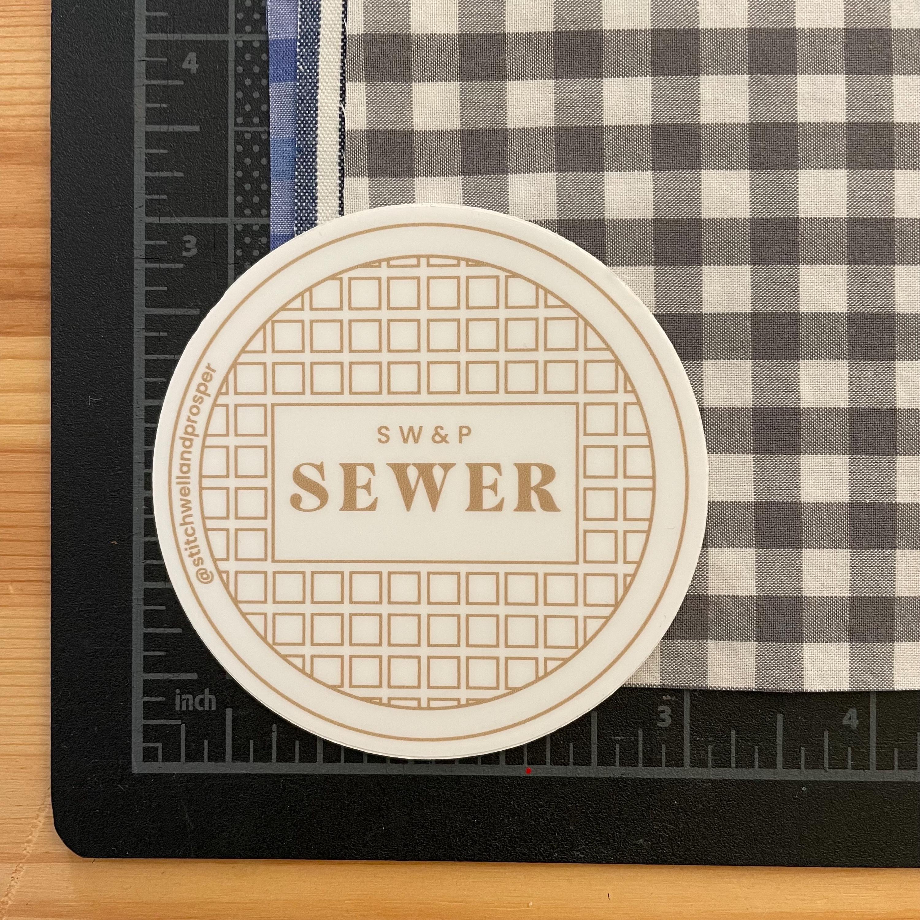 Sewer Logo Sticker, Vinyl Sticker for Quilters and Sewers, Gift ...