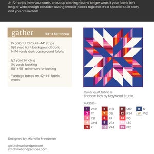 SPARKLER Quilt Pattern PDF by Michelle Freedman - Etsy