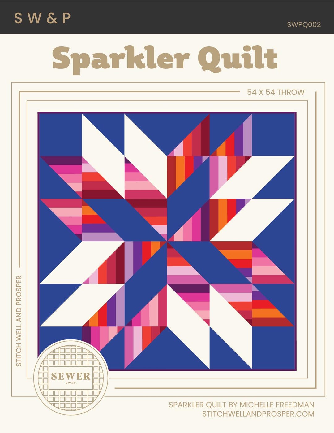 SPARKLER Quilt Pattern PDF by Michelle Freedman - Etsy