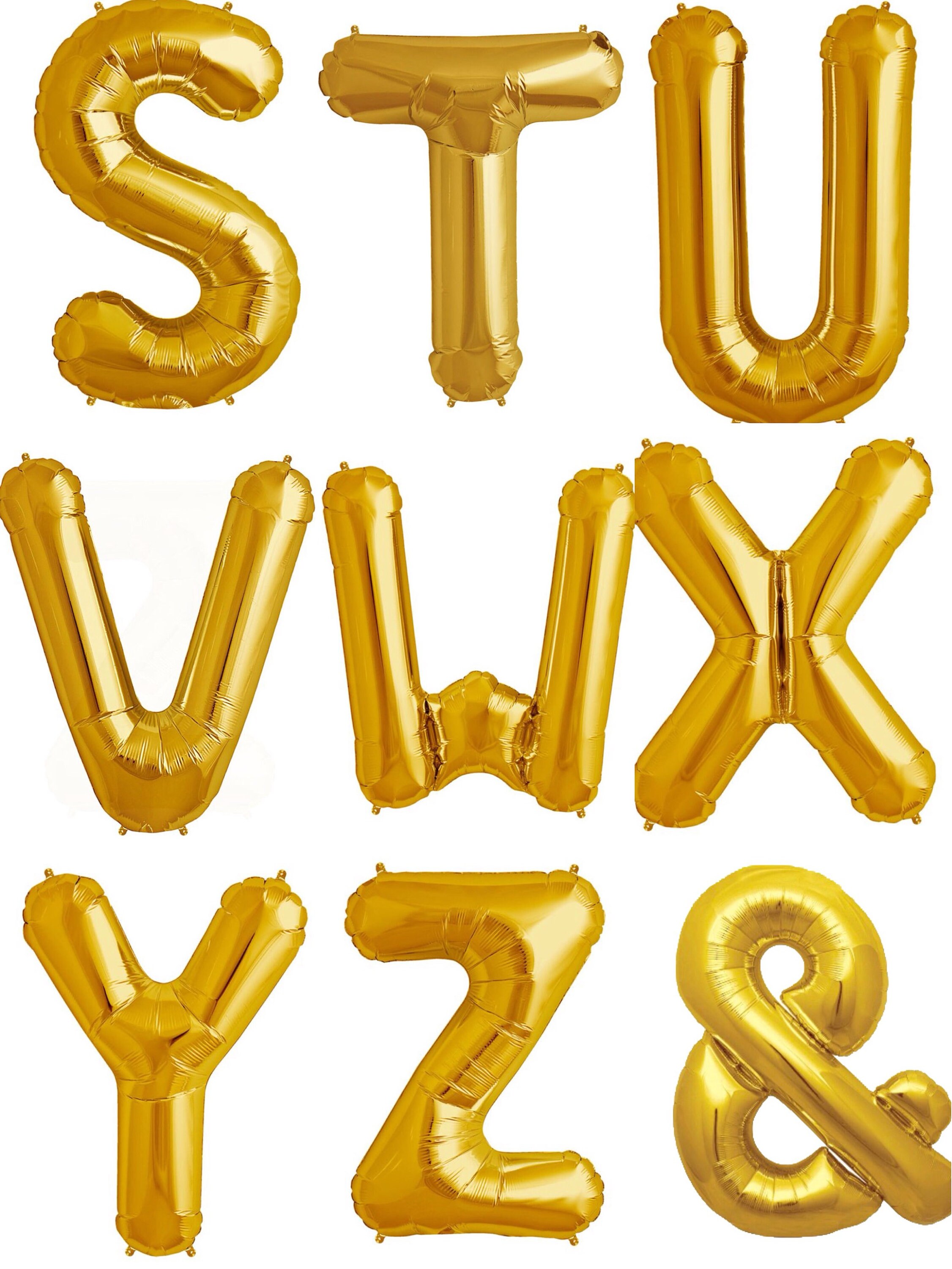 16 High Quality Custom Balloon Letter Banner CUSTOM - Etsy