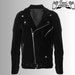 Handmade Men Blue Velvet Biker Gothic Classic Steampunk Designer ...
