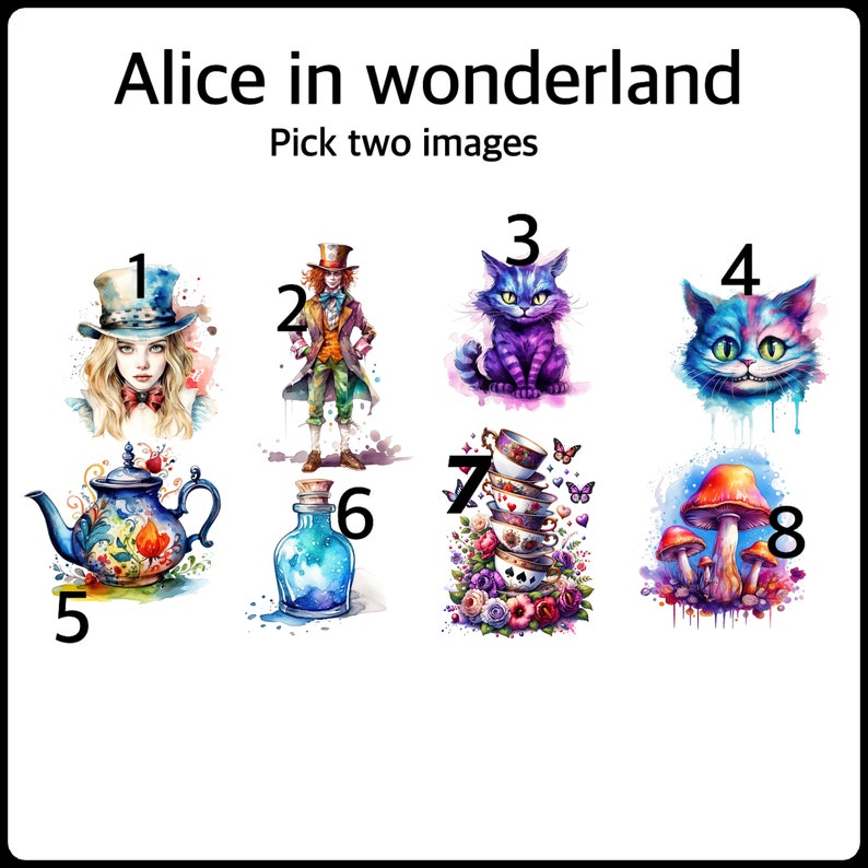 Alice in Wonderland & Beauty and the Beast - Etsy