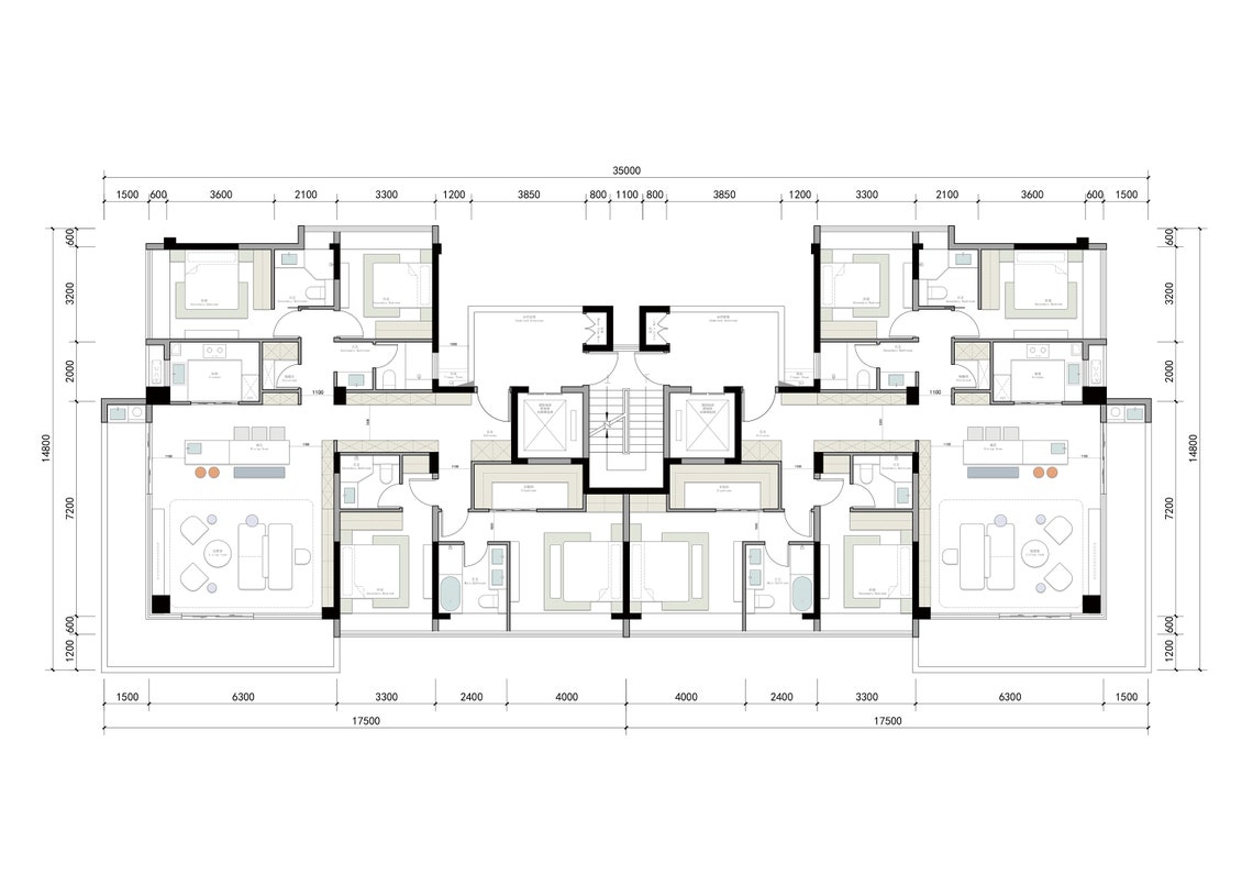 Floor Plan CAD Dynamic Block - Etsy