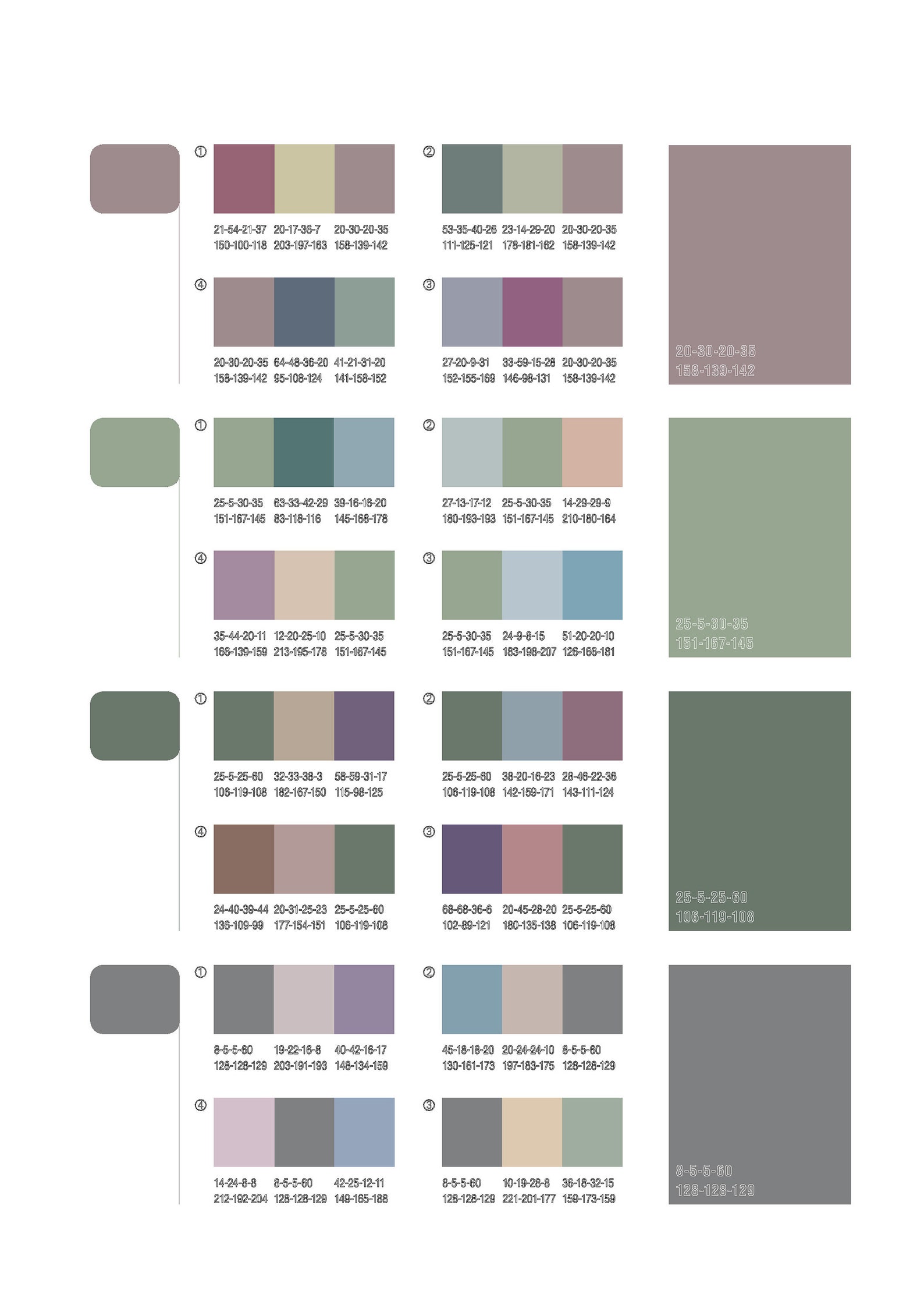 Digital Color Card for CAD - Etsy