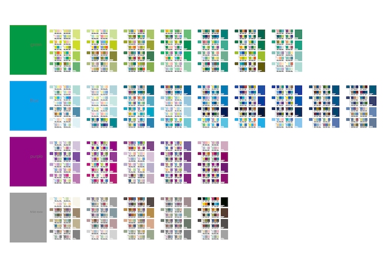 Digital Color Card for CAD - Etsy