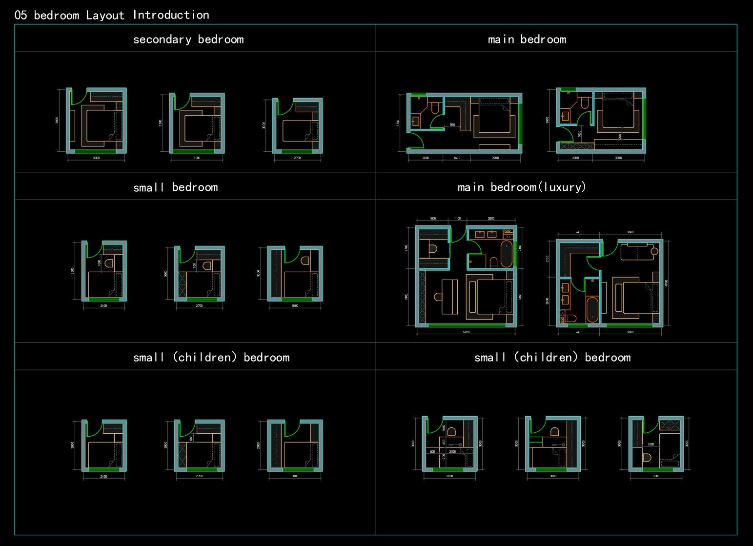 Floor Plan CAD Dynamic Block - Etsy