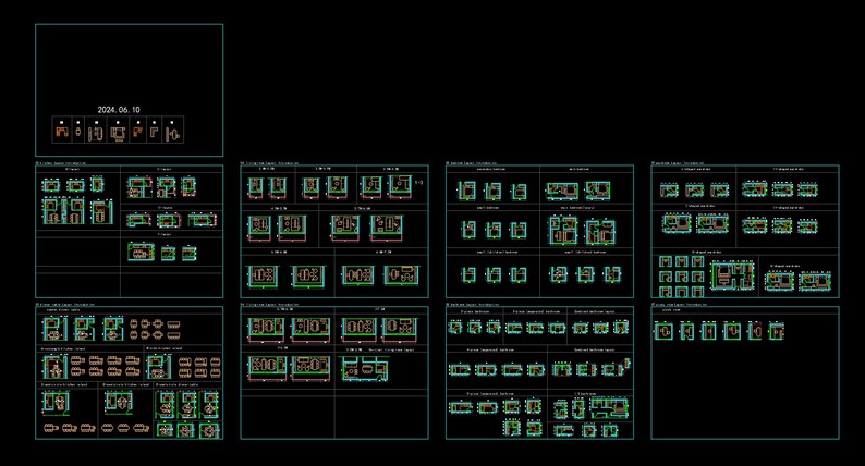 Floor Plan CAD Dynamic Block - Etsy