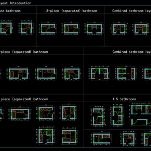Floor Plan CAD Dynamic Block - Etsy
