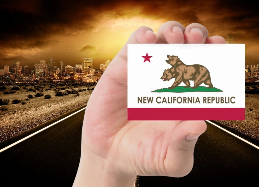 The New California Republic Flag NCR Sticker NCR, Wasteland, for Laptop ...