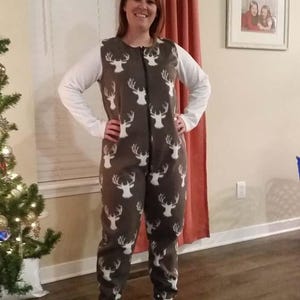 Colbie Footed Pajamas PDF Pattern Adult Sizes XXS-4X, Boutique Style ...