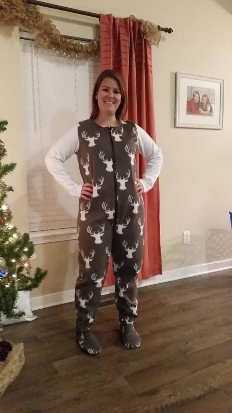 Colbie Footed Pajamas PDF Pattern Adult Sizes XXS-4X, Boutique Style ...