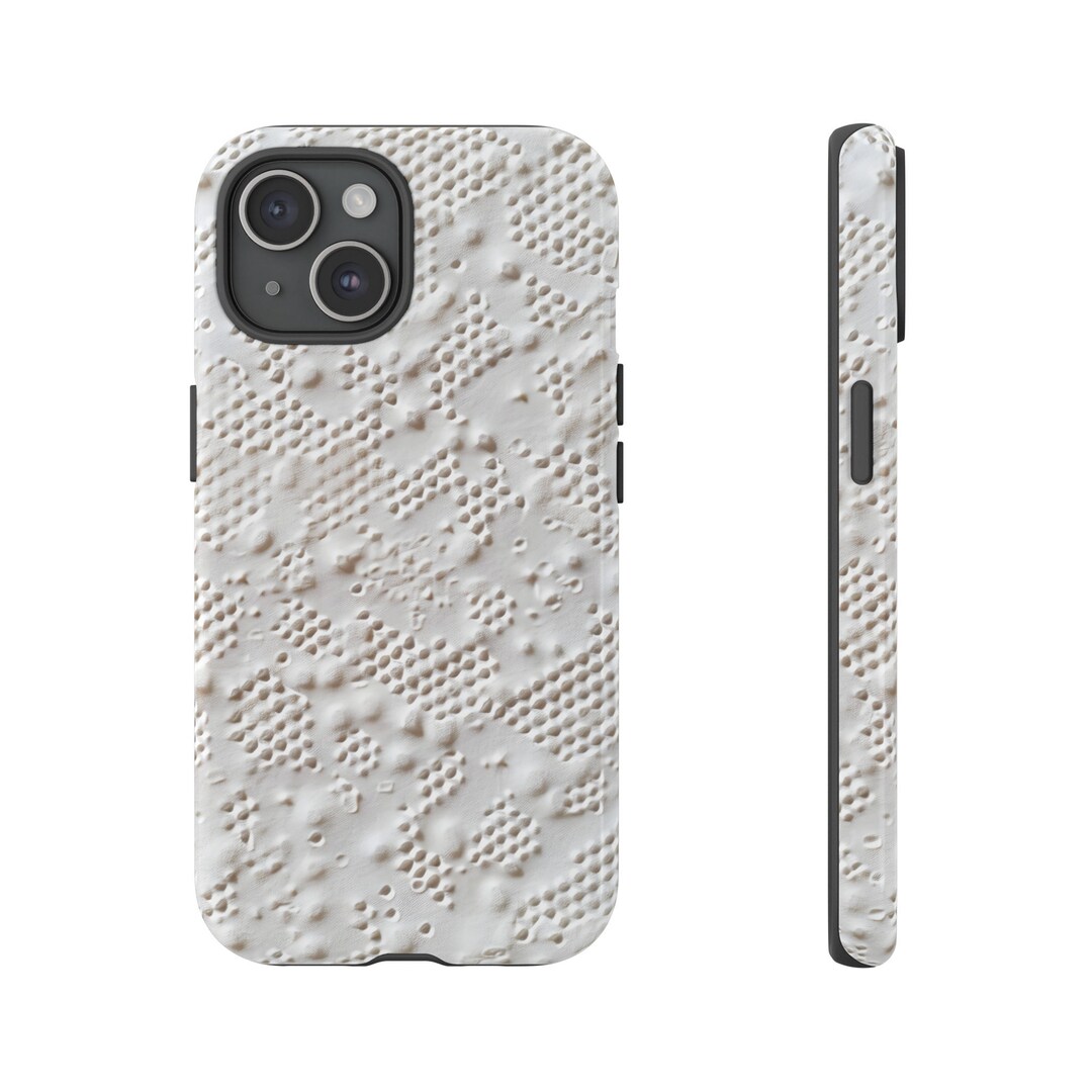 Braille Paper Tough Case for iPhone 15 Pro 14 13 to 7 Samsung S24 ...