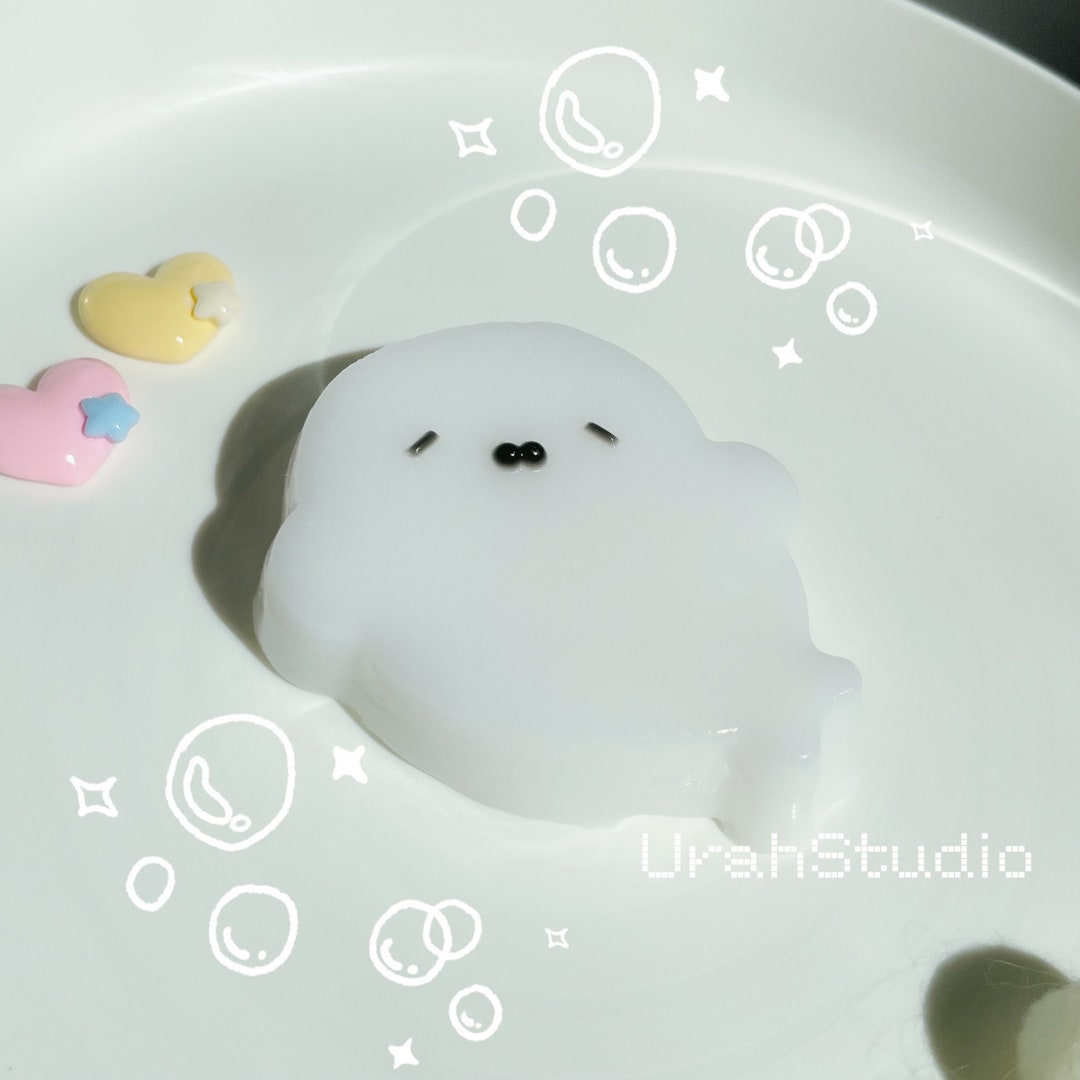 A Piece of Seal Squishy Toy | Hand-made | Stress Reliever | Slime Toy ...