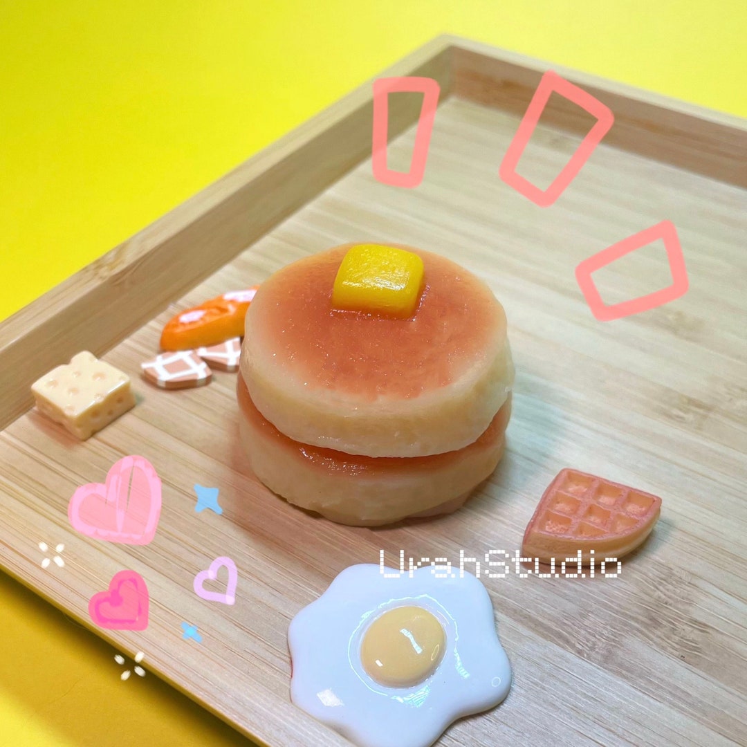 Pancake Squishy Toy | Hand-made | Stress Reliever | Slime Toy - Etsy