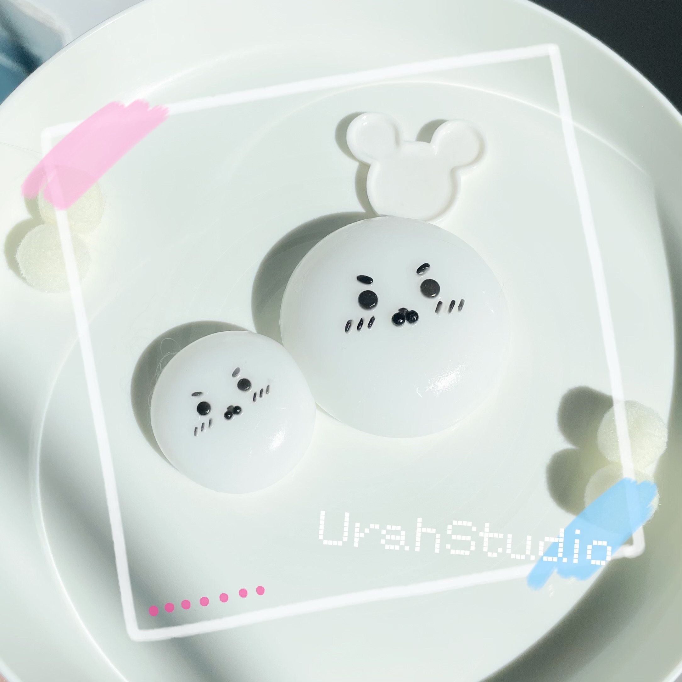 Mochi Seal Dango Squishy Toy Hand-made Stress Reliever Slime Toy - Etsy