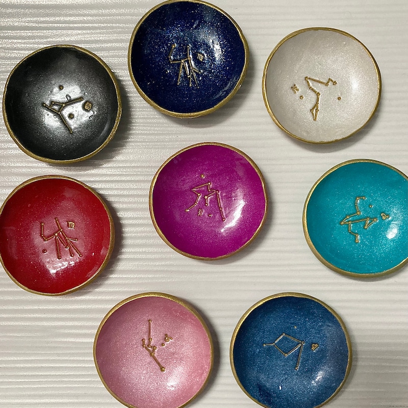 Pink and Teal Trinkets - Etsy