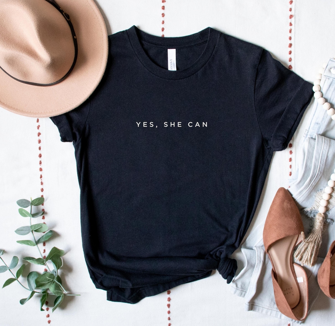 Yes She Can Shirt, Kamala 2024 T-shirt, Presidential Election Tee ...