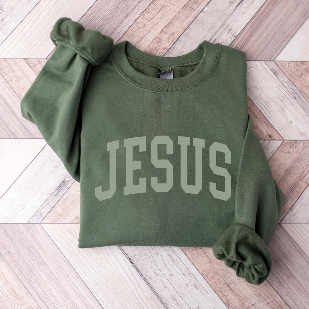 Jesus Sweatshirt, Jesus Christ Sweater, Aesthetic Christian Pull Over ...