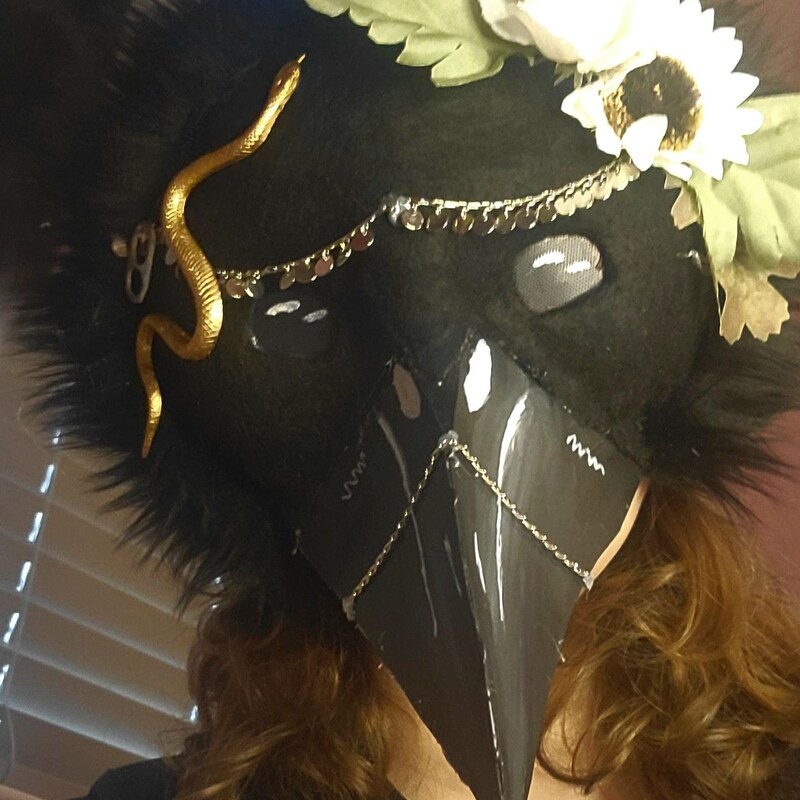 Crow Mask - Etsy