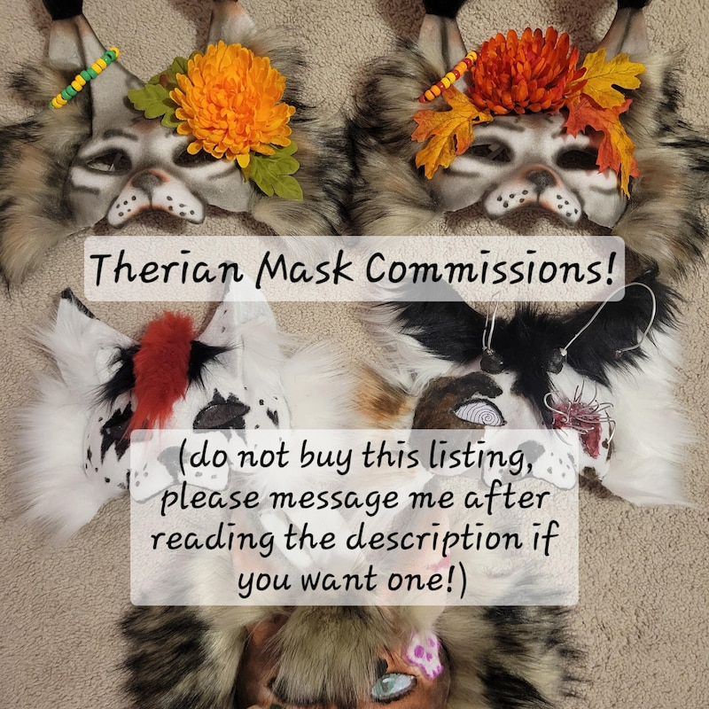 Therian Pre Made Masks - Etsy