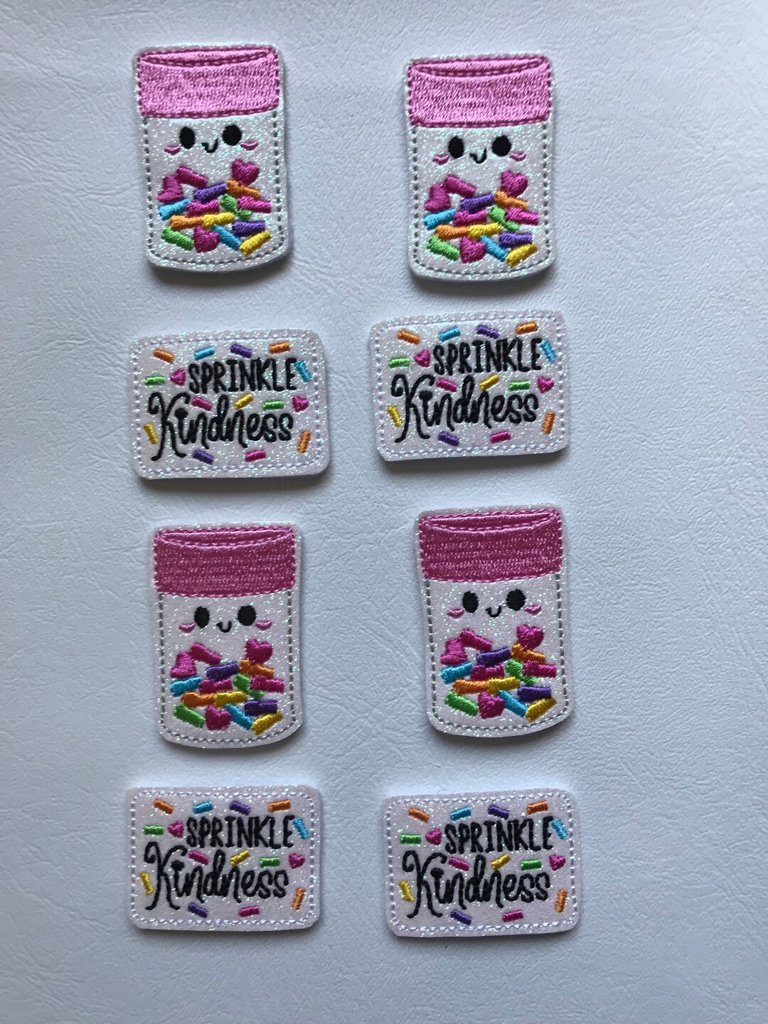 Sprinkle Kindness Sprinkles and Sign Feltie Applique Embellishments ...